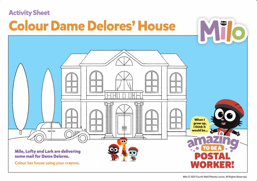 Colour Dame Delore’s House – Milo